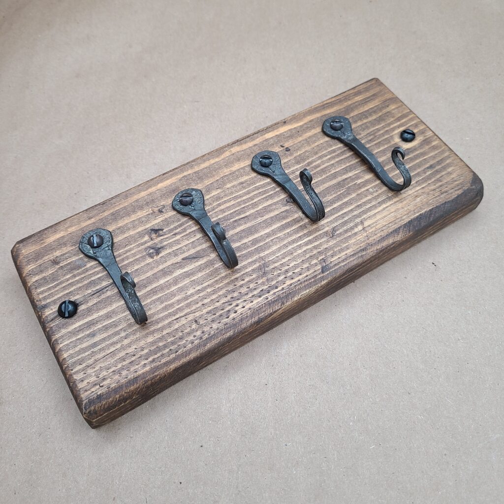 Reclaimed Wood Key Holder - Element Metal & Woodcraft