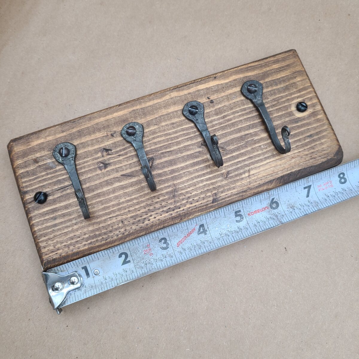 Reclaimed Wood Key Holder - Element Metal & Woodcraft