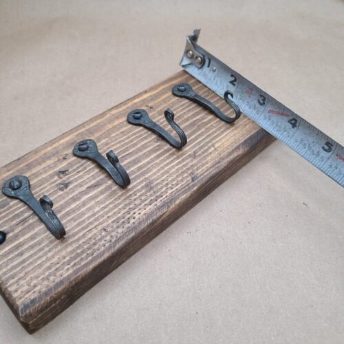 Hand Forged Wall Mounted Key Holder: